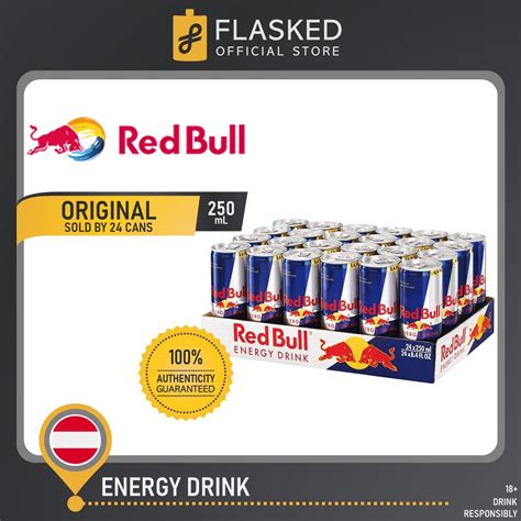 Red Bull Energy Drink ML Can PAck Case Shopee Philippines