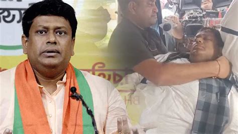 হামলা ভোটের মুখে বড়সড় দুর্ঘটনার কবলে সুকান্ত মজুমদার দুমড়ে মুচড়ে