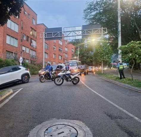 Pareja tuvo accidente de tránsito en Envigado mujer murió y hombre