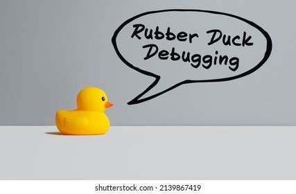 Rubber Duck Debugging Over Royalty Free Licensable Stock Photos