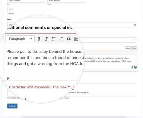 How To Limit Characters For The Rich Text Field