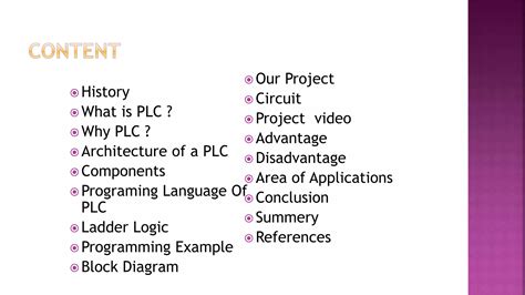 Plcprogrammable Logic Controller Control System Engineering Pptx