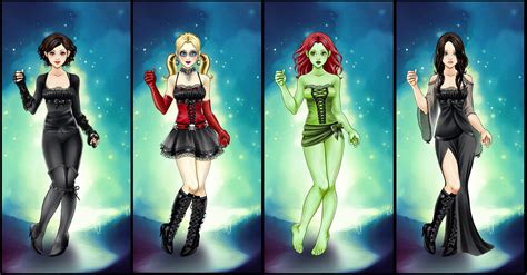 Batman Female Villains By Alefolla On Deviantart