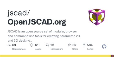 Jscad V2 Maintenance · Jscad Wiki · Github