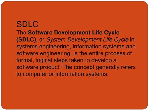 PPT PRESENTATION ON SDLC Software Development Life Cycle PowerPoint Presentation ID 9594669