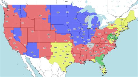 St Louis Rams Vs Chicago Bears Nfl Week 10 Broadcast Map Turf Show