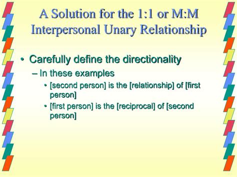 Ppt Unary Relationships Powerpoint Presentation Free Download Id