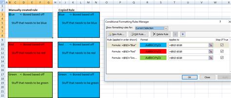 Microsoft Excel Copying Relative Conditional Formatting Super User