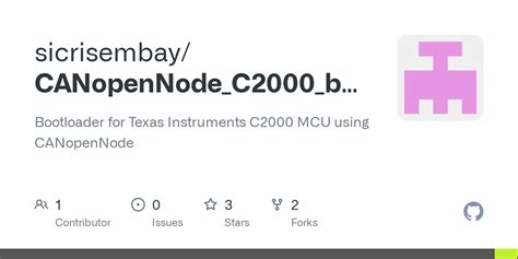 GitHub Sicrisembay CANopenNode C2000 Bootloader Bootloader For Texas