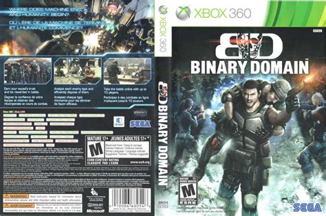 Binary Domain Xbox 360 Videogamex