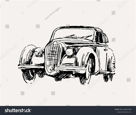 Classic Car Drawings In Pencil