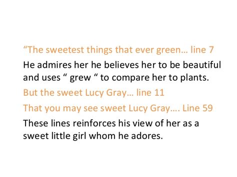English Literature Critical Analysis Of Lucy Gray By William Wordsworth