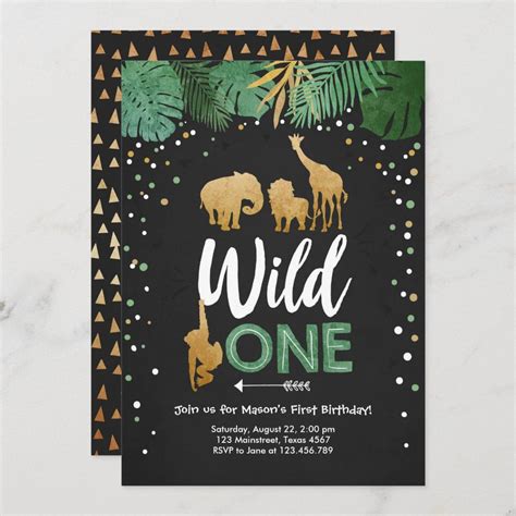 64 Safari Birthday Invitations Ideas Safari Birthday Birthday