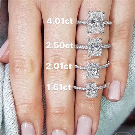 Big Rectangle Engagement Ring Jerywestcoast