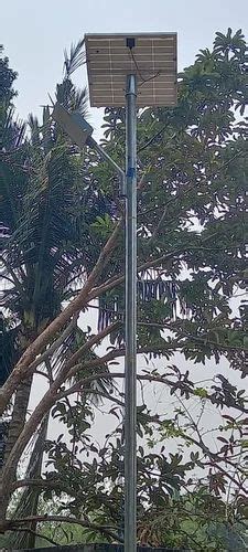 Aluminium Dual Arm Solar High Mast Lighting Pole For Street 10m At Rs