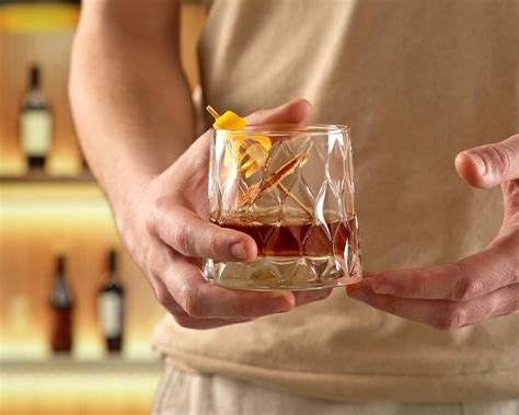 Tumbler Whiskey Glasses Set 4 Old Fashion Glasses 10 Oz Heavy Base