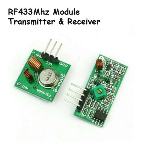 Modul Rf 433mhz Wireless Transmitter Receiver Rf433mhz Module Shopee