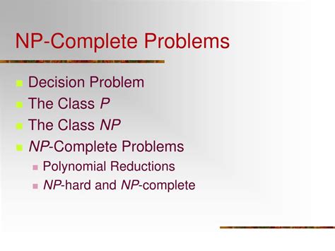 Ppt Np Complete Problems Powerpoint Presentation Free Download Id