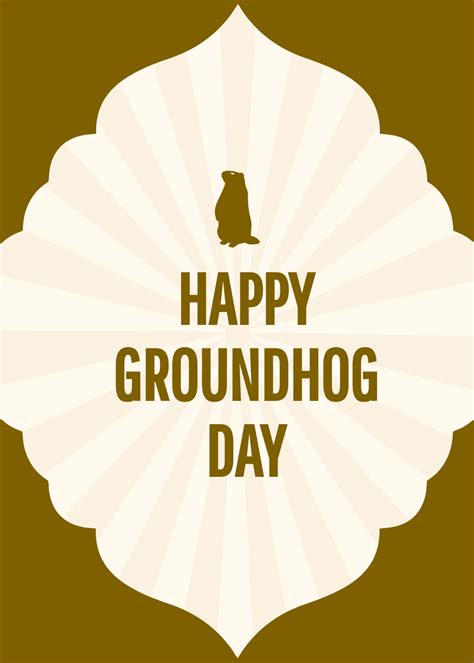 Free Groundhog Day Templates To Edit Online