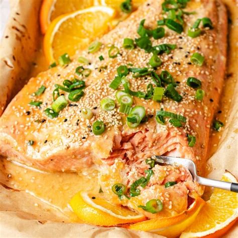 Orange Glazed Salmon Asian Orange Sauce Mariande I Heart Umami®