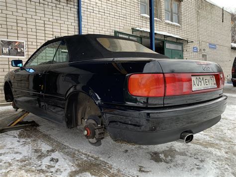 Кабриолету тоже нужна зимняя резина — Audi Cabriolet B4 1 8 л 1997