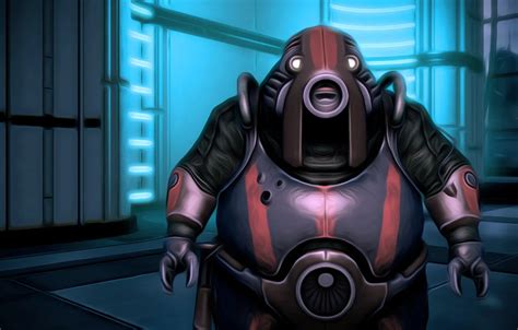 Wallpaper Mass Effect Games Art Volus For Mobile And Desktop Section игры Resolution