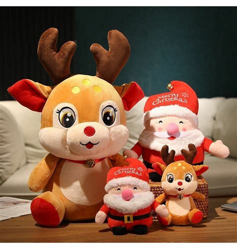 크리스마스포토존 산타 클로스 인형 플러시 장난감 눈사람 장식품 소녀와 크리스마스 선물 티몬