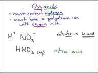 Binary Acid Vs Oxyacid Video Chemistry CK Foundation