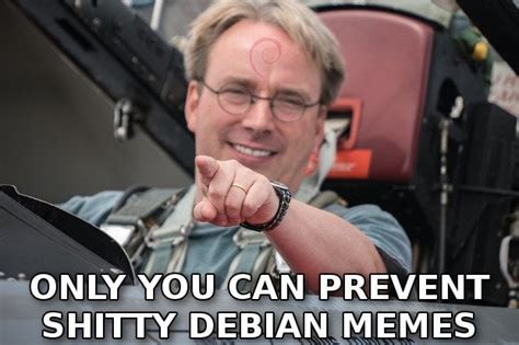 even anti debian meme memes run debian r linuxmasterrace