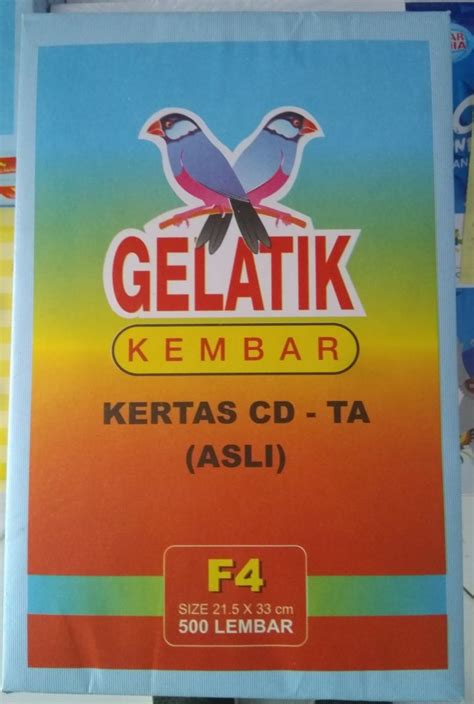 Kertas Buram Cd Ta F4 Toko Citra