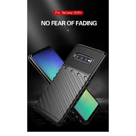 Esr Twister Case удароустойчив гръб за Samsung Galaxy S10 Plus Цвят Черен