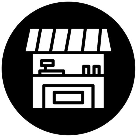 Premium Vector Vendor Stall Vector Illustration