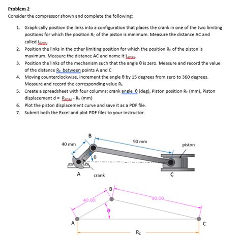 Solved Problem Consider The Compressor Shown And Complete Chegg