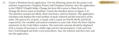 Solved Create A Windows Forms Application Use T SolutionInn