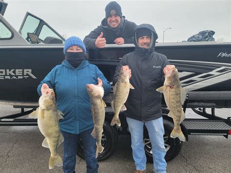 Lake Erie Walleye Charters 2023 Blue Dolphin Walleye Charters