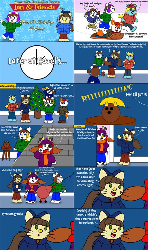 Hazels Holiday Helpers Part 1 By Ianandart Back Up 3 On Deviantart