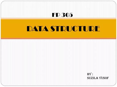 PPT DATA STRUCTURE PowerPoint Presentation Free Download ID 2837336