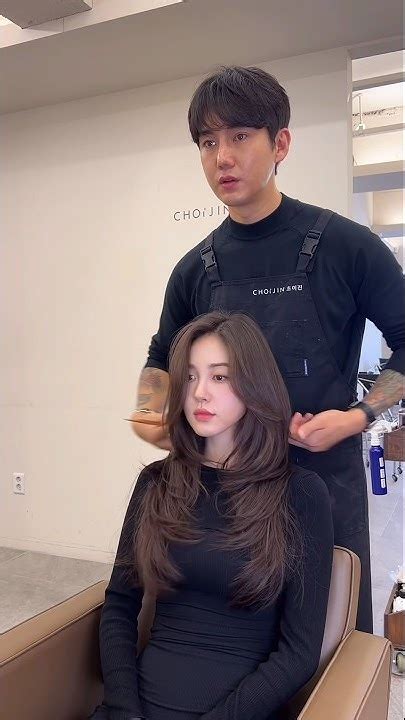 레이어드컷은 숱을 치지않고 층을 내야 영상같은 머리가 나옵니다 Youtube