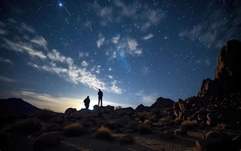 Premium Photo Amateur Astronomers Explore The Cosmos