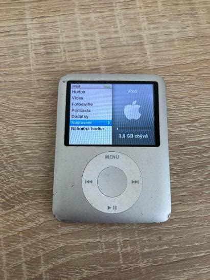Apple Ipod Nano 3gen 4gb Od Korunky Bez Ničeho Kup Teď Obsahuje Vše Aukro