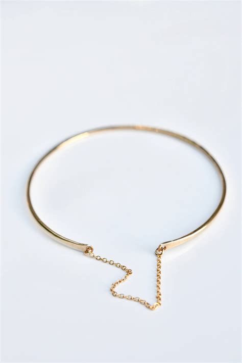 Simple 14kt Gold Filled Bangle Gold Filled Bangle Silver Bangle