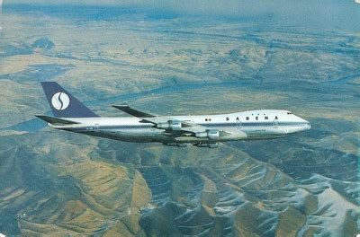 SABENA Belgium Airline Issue 747 200 Postcard Antique Price Guide