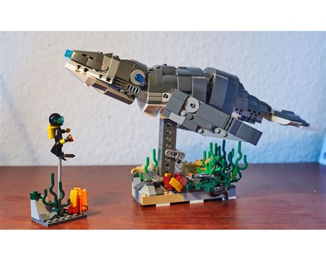 Lego Moc Humpback Whale By Kassiopeia Rebrickable Build With Lego