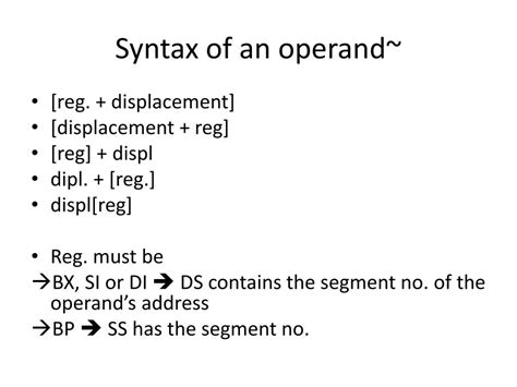 Ppt Addressing Modes Powerpoint Presentation Free Download Id2747222