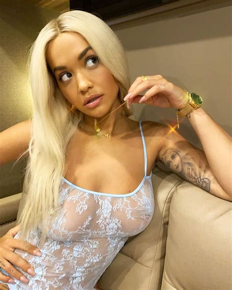 Rita Oras Tits In Lingerie 4 Photos Thefappening
