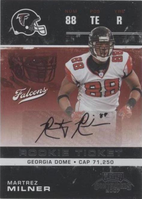 2007 Playoff Contenders Martrez Milner 195 Au Rc For Sale Online