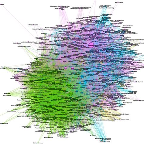 Composite Network Diaries 47 49 A Few Peripheral Nodes Are Not Shown Download Scientific