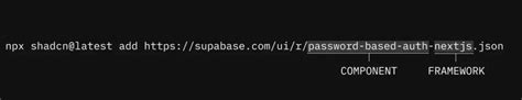 Installing Components From The Supabase Ui Library Is As Easy As