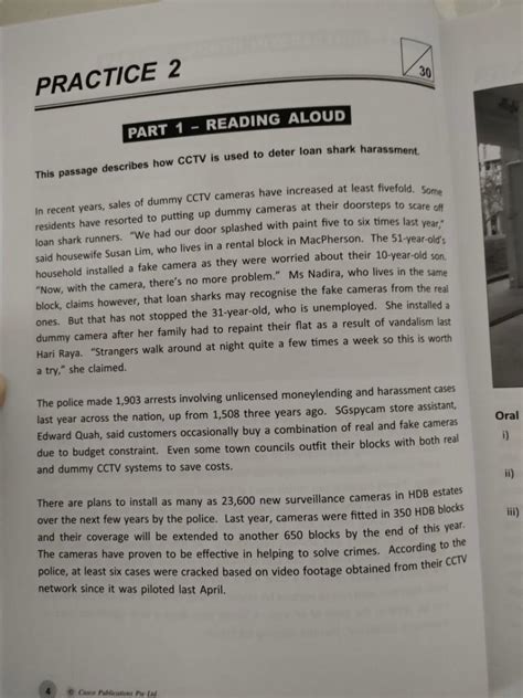 O Level English Oral Hobbies And Toys Books And Magazines Assessment