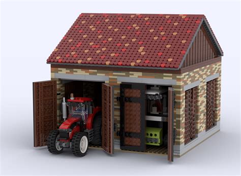 Lego Moc Shed By Revilor Rebrickable Build With Lego